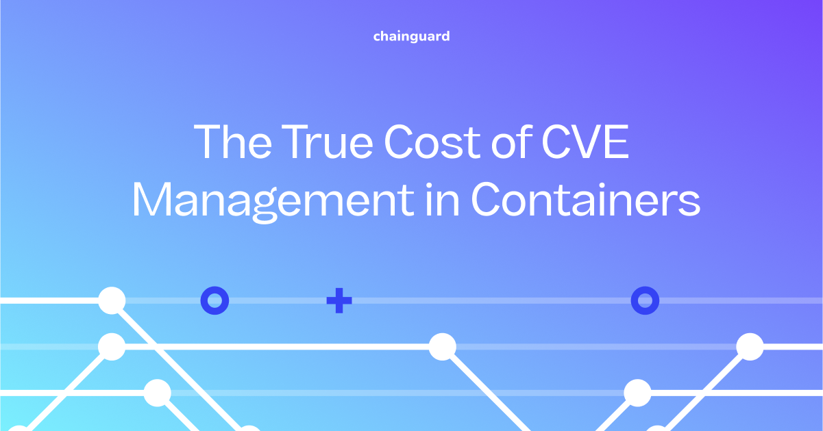 The True Cost of CVE Management in Containers | Chainguard